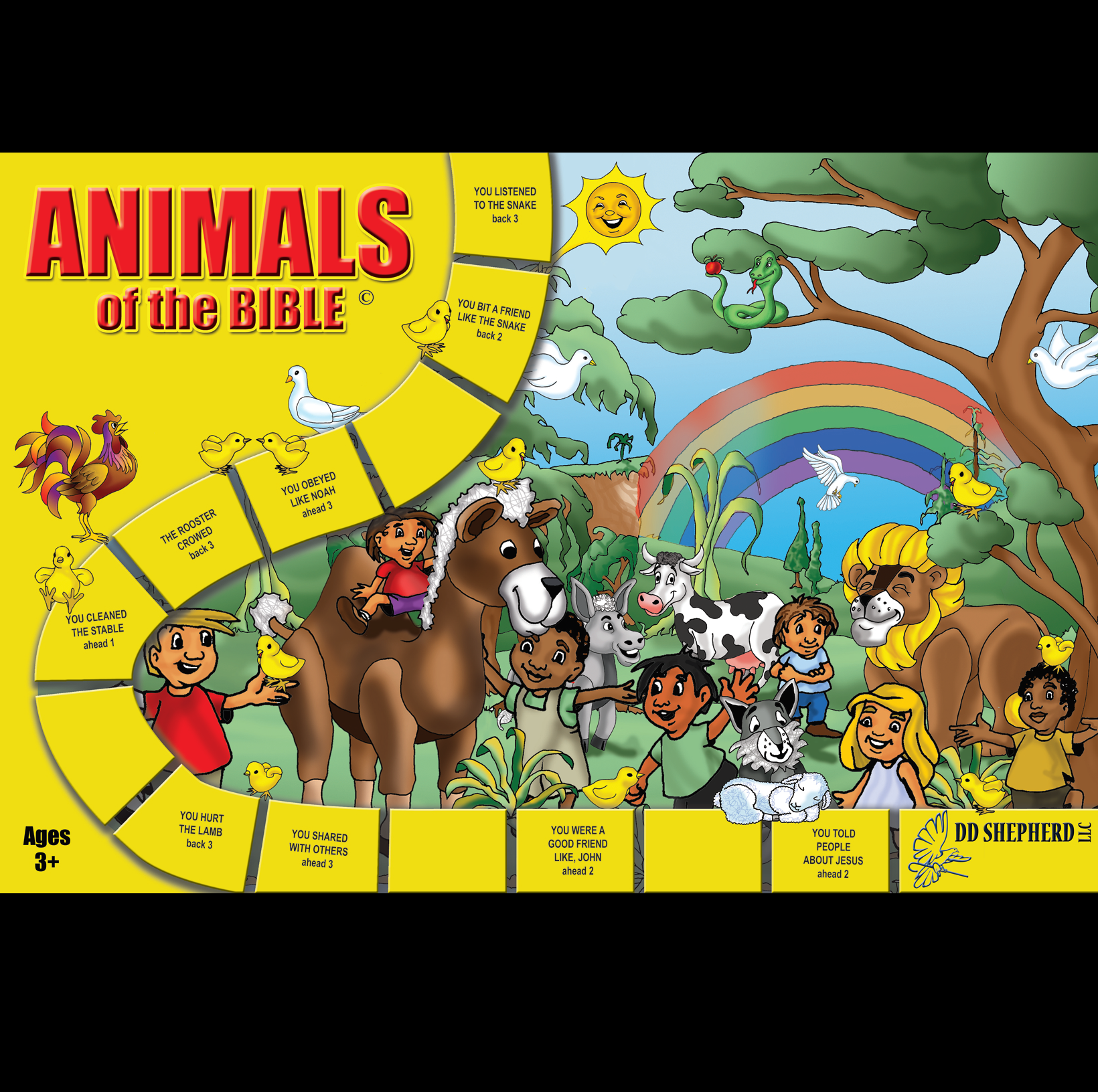 Animals of the Bible Game Board - DD Shepherd